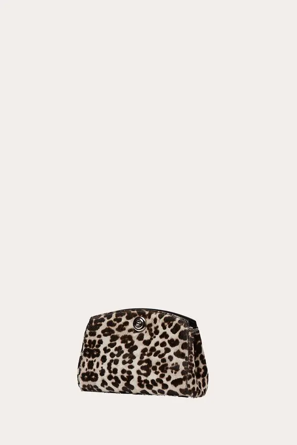 LIFFNER Pushlock Clutch Snow Leopard