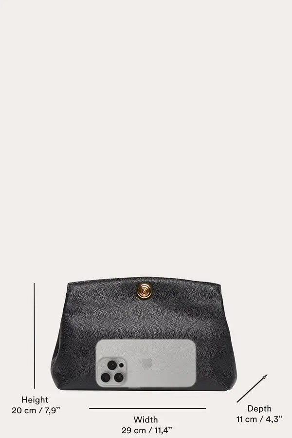 LIFFNER Pushlock Pouch In Suede - Red