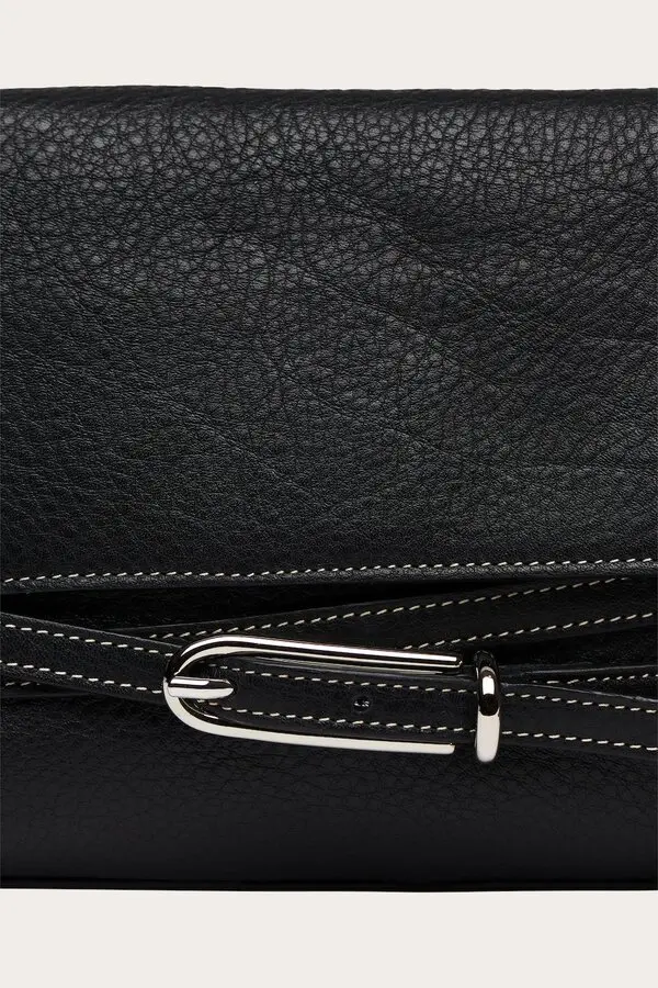 LIFFNER Belted Shoulder Bag Black