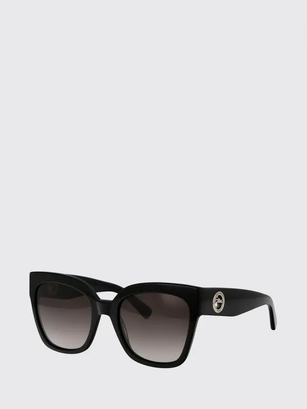 Longchamp Oversized Cat-eye Sunglasses In Acetate With Metallic Logo