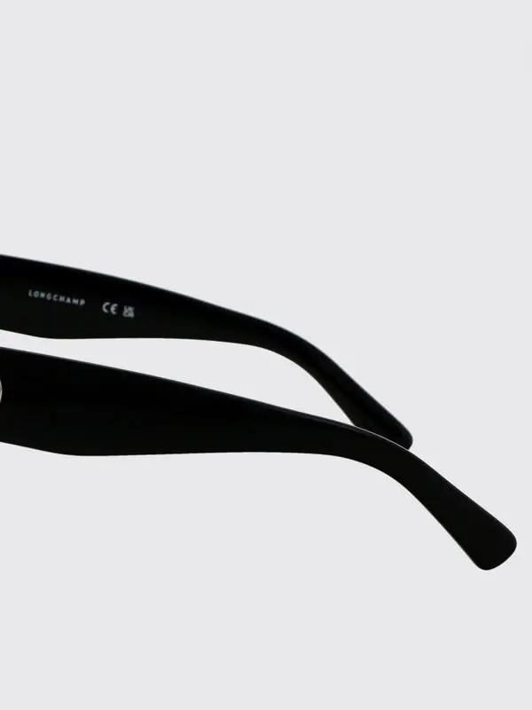 Longchamp Oversized Cat-eye Sunglasses In Acetate With Metallic Logo