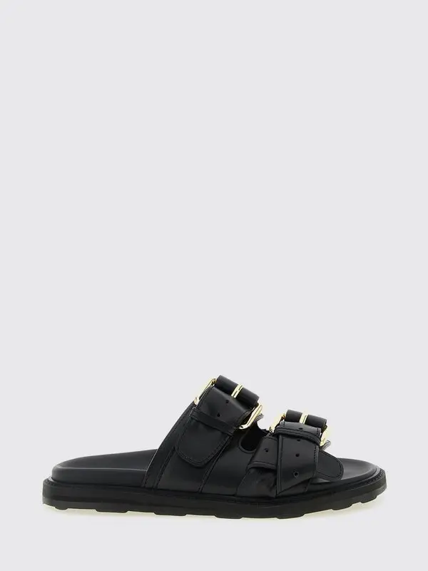 Moschino Leather Sandal - Black