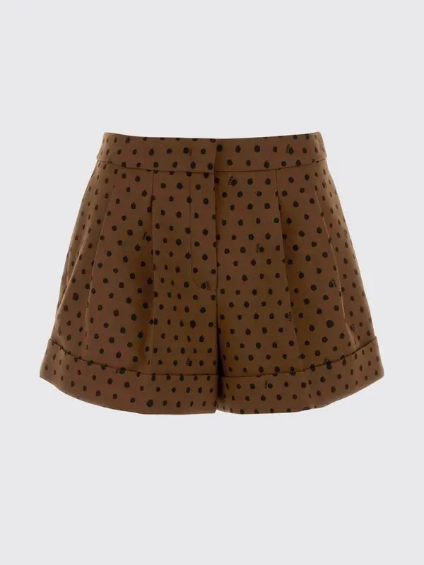 Fendi Polka Dot Wool Blend Shorts