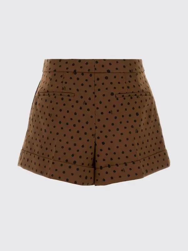 Fendi Polka Dot Wool Blend Shorts