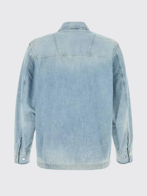 Closed Shirt Jacket In Organic Cotton Denim With Patch Pockets