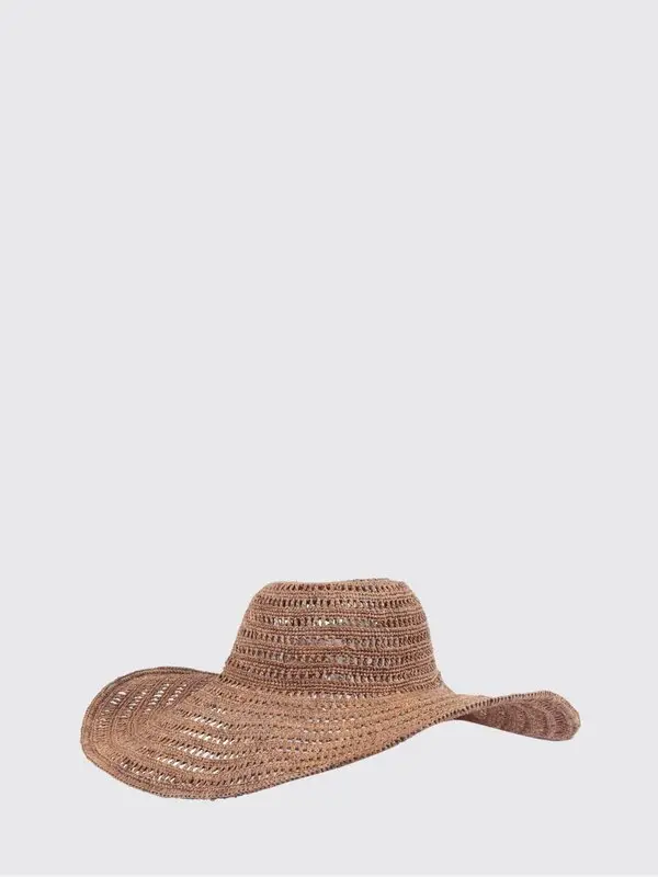 IBELIV Perforated Raffia Miaro Hat