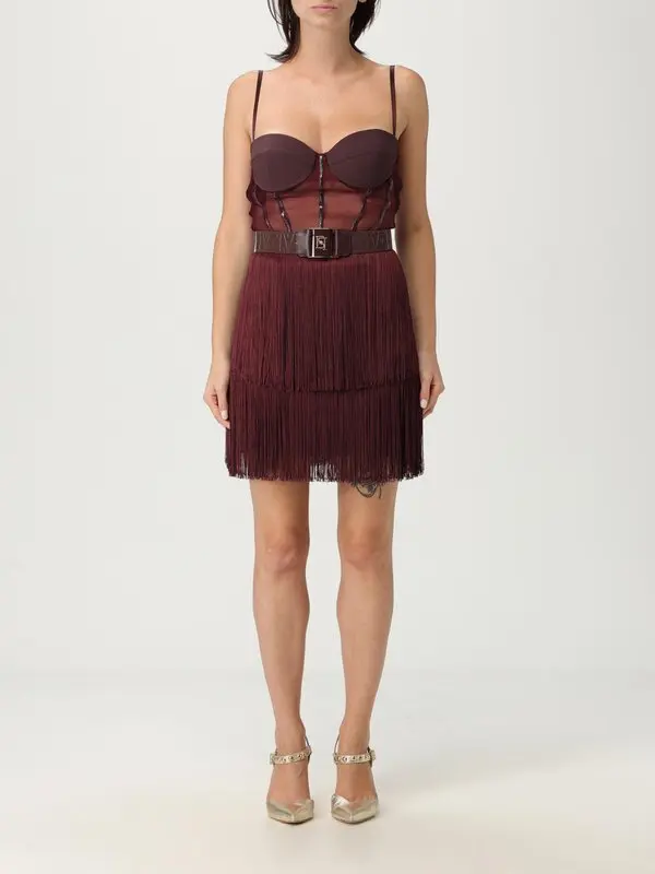 Elisabetta Franchi Dress Colour - Wine