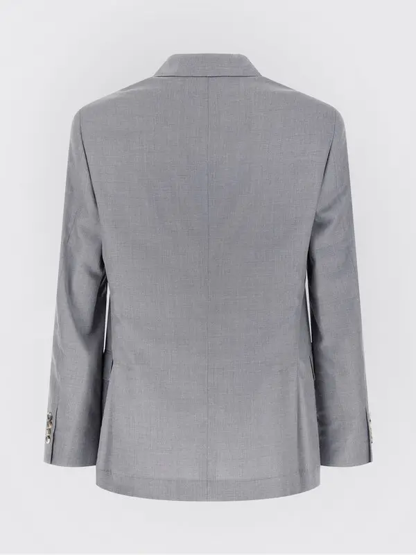 Brunello Cucinelli Virgin Wool And Silk Single-breasted Blazer