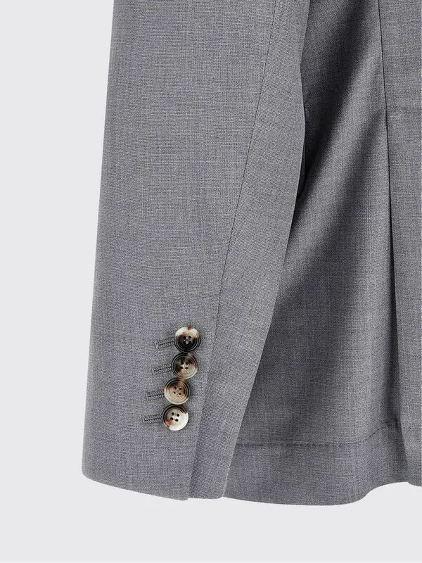 Brunello Cucinelli Virgin Wool And Silk Single-breasted Blazer