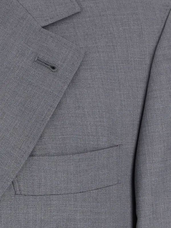 Brunello Cucinelli Single-breasted Virgin Wool Ceremony Blazer With Peak Lapels