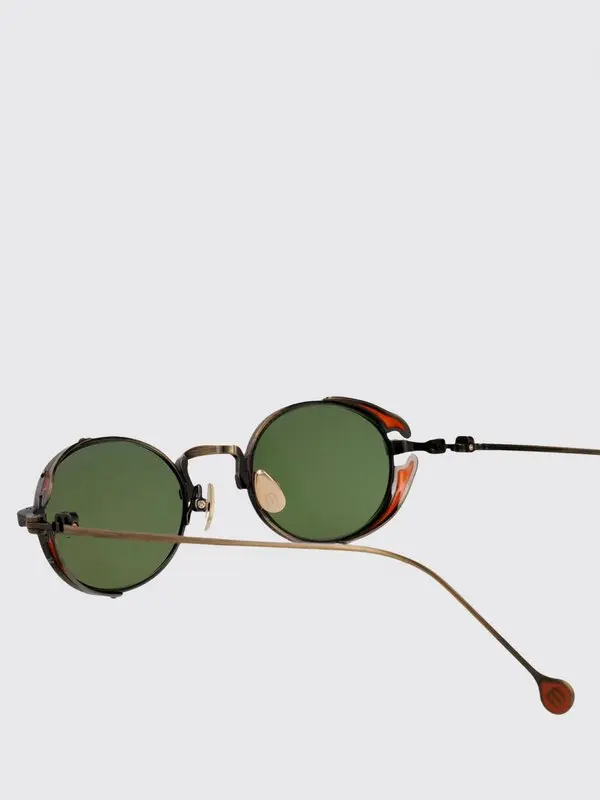 Matsuda Oval Frame Sunglasses In Metal With Uva/uvb Protective Lenses