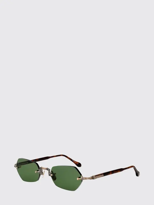 Matsuda Flared Frame Sunglasses In Tortoiseshell Acetate And Metal