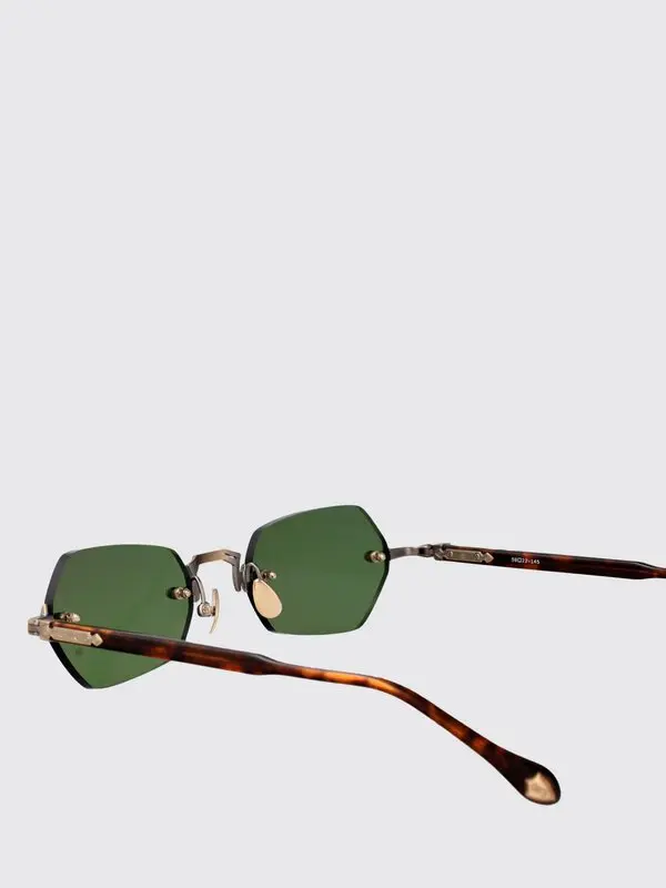 Matsuda Flared Frame Sunglasses In Tortoiseshell Acetate And Metal