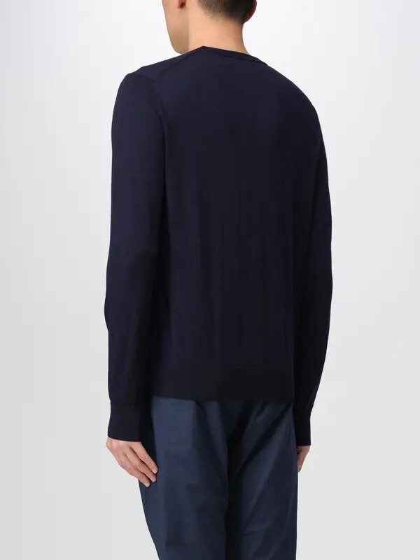 BALLANTYNE Wool Crew-neck Sweater - Navy
