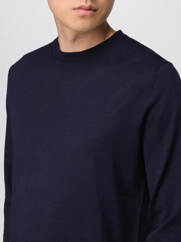 BALLANTYNE Wool Crew-neck Sweater - Navy