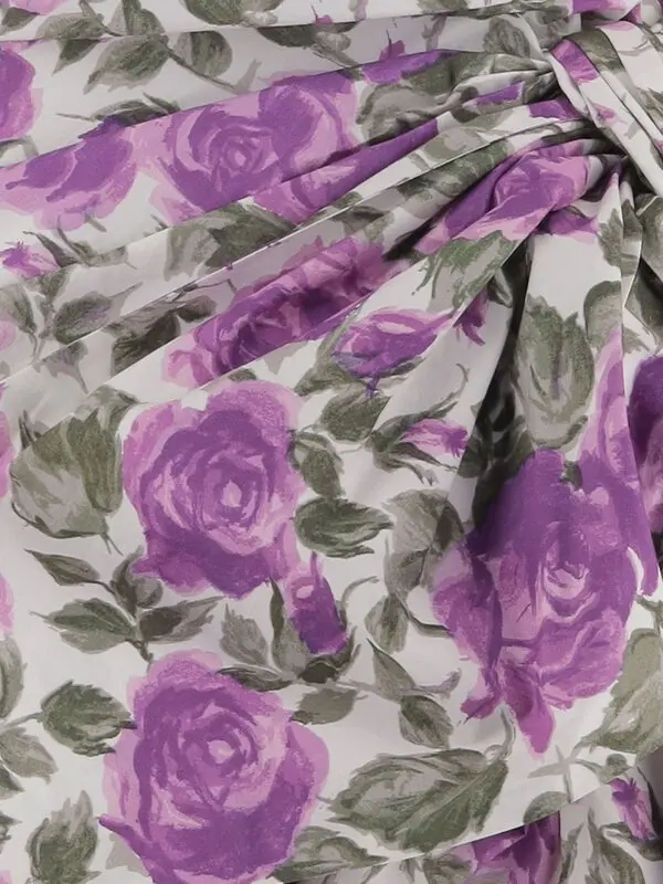 Chloé Cotton Mini Dress With Floral Print