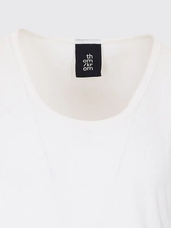 THOM KROM Basic Cotton And Linen Tank Top
