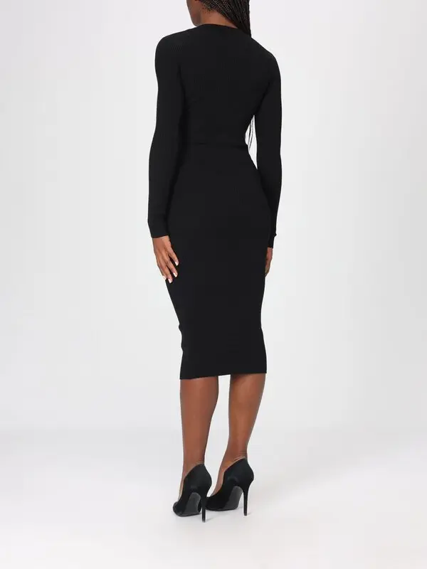 Elisabetta Franchi Silk Blend Midi Dress