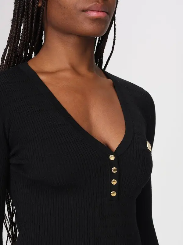 Elisabetta Franchi Silk Blend Midi Dress