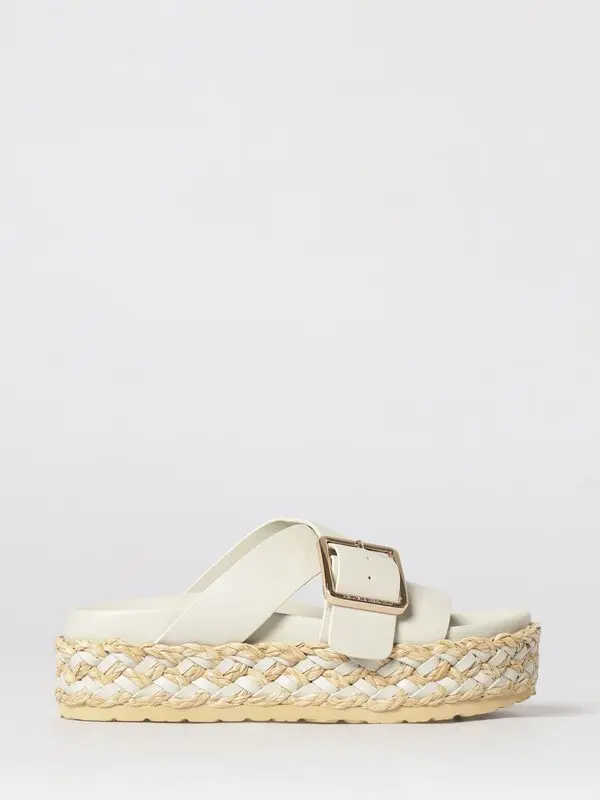 PALOMA BARCELO Leather Platform Sandals