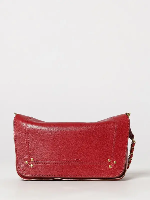 Jérôme Dreyfuss Bobi Grained Leather Crossbody Bag With Removable Chain Strap