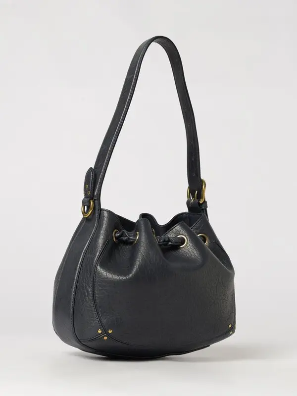 Jérôme Dreyfuss Andy Grained Lambskin Bucket Bag With Drawstring