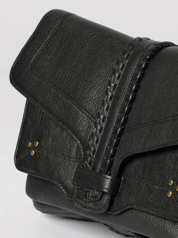 Jérôme Dreyfuss Harry Medium Grained Leather Crossbody Bag With Flap Closure