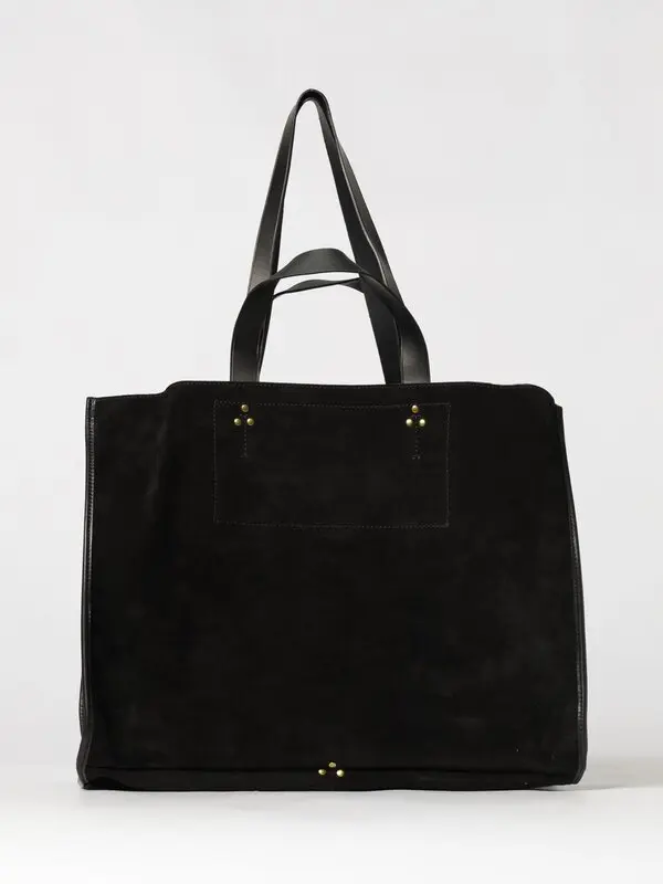 Jérôme Dreyfuss Leon Large Suede Calfskin Tote Bag With Pouch