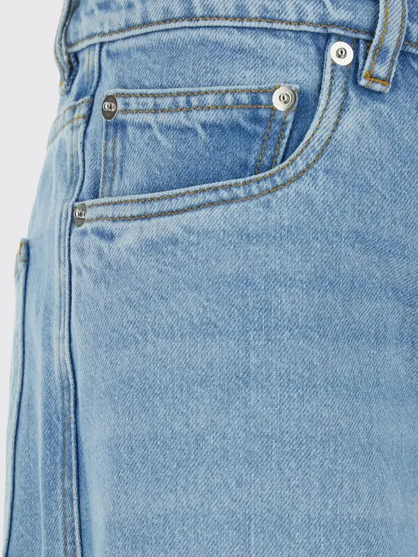 Coperni Spiral Denim Jeans - Gnawed Blue