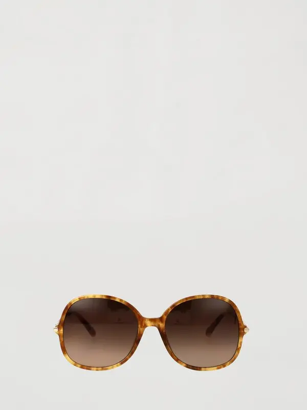 Chloé Tortoiseshell Acetate Cat-eye Sunglasses With Engraved Logo - Brown