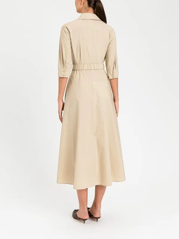 TWINSET Stretch Cotton Chemisier Dress