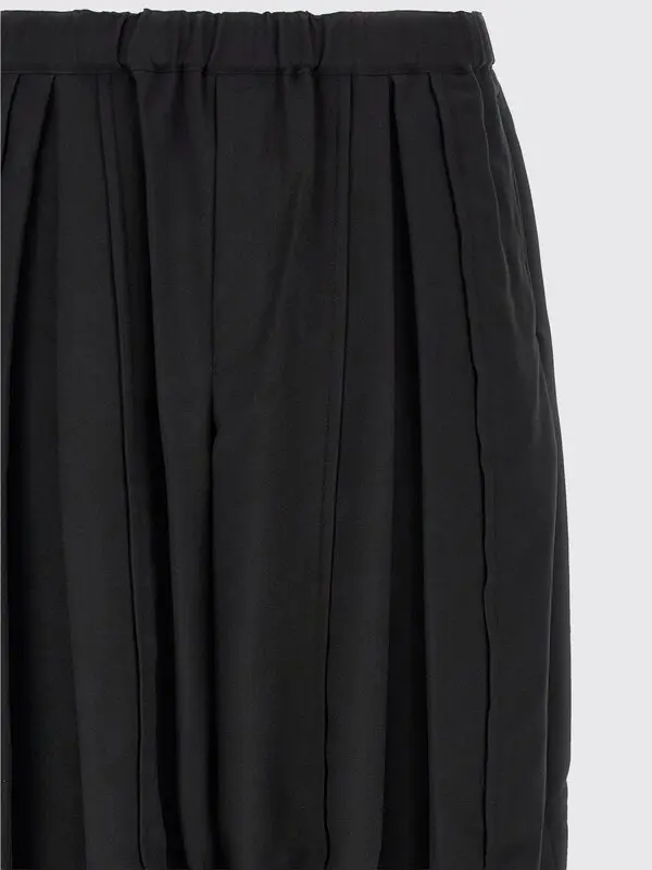 Comme Des Garçons Wide-leg Jersey Trousers With Elasticated Cuffs