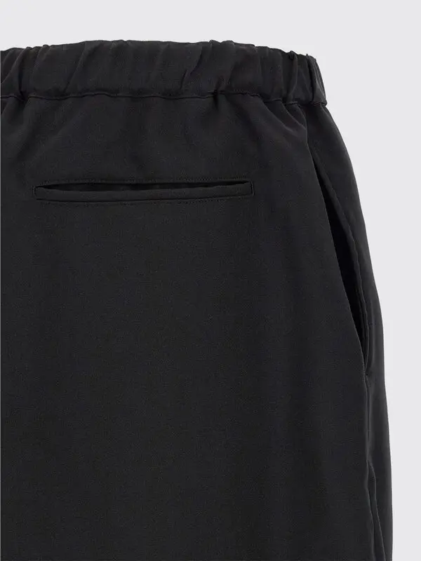 Comme Des Garçons Wide-leg Jersey Trousers With Elasticated Cuffs