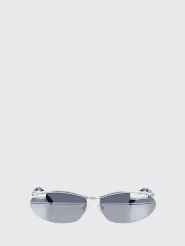 Attico Charlotte -tone Metal Oval Frame Sunglasses
