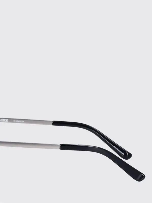 Attico Charlotte -tone Metal Oval Frame Sunglasses