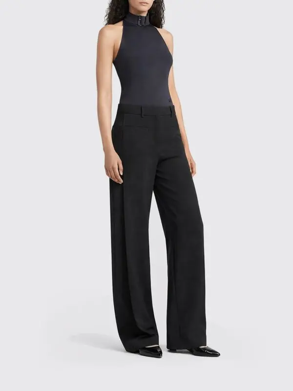 COURREGES Wide-leg Crepe Trousers