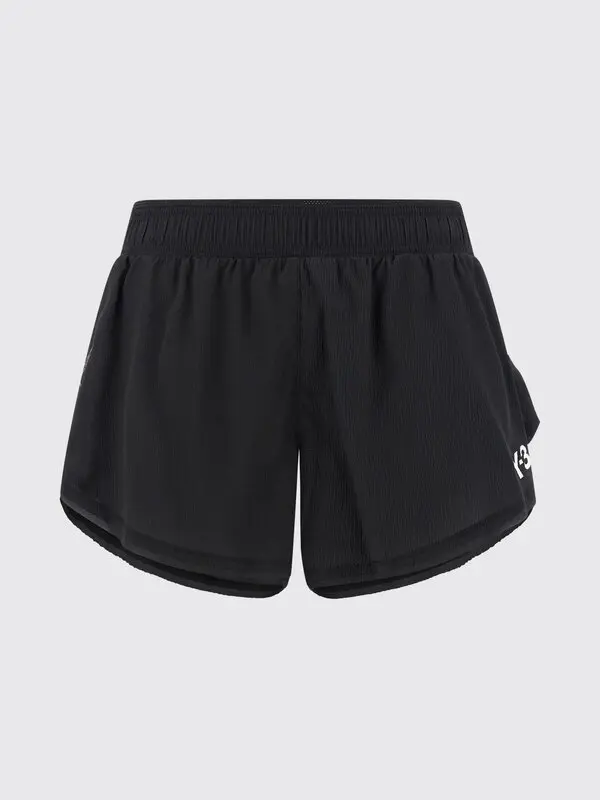 Y3 Stretch Technical Fabric Sports Shorts With Elasticated Mid-rise Waist