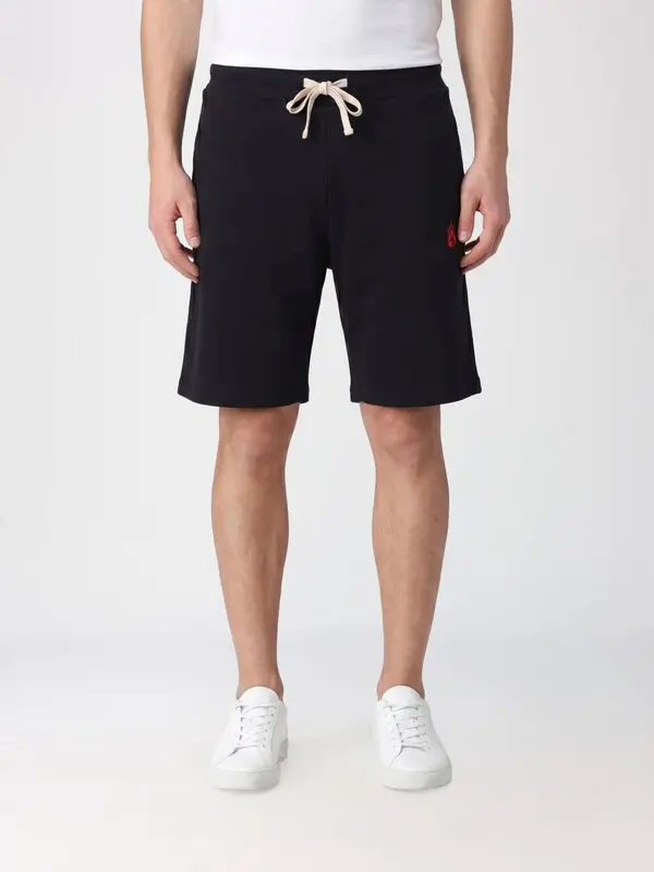 VISION OF SUPER Cotton Jogging Shorts With Drawstring And Contrast Logo