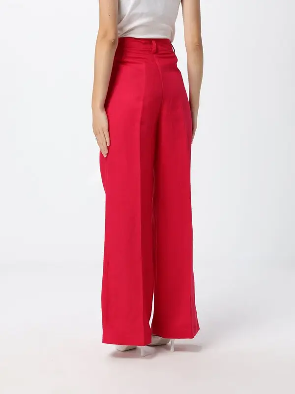 TWINSET Linen Blend Classic Trousers