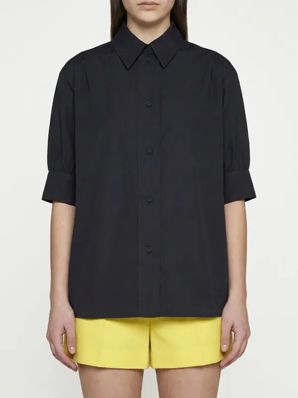 JIL SANDER Cotton Shirt - Blue