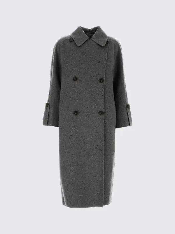 Max Mara Double Breasted Virgin Wool Coat