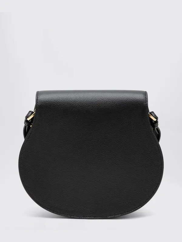 Chloé Grained Leather Marcie Bag - Black