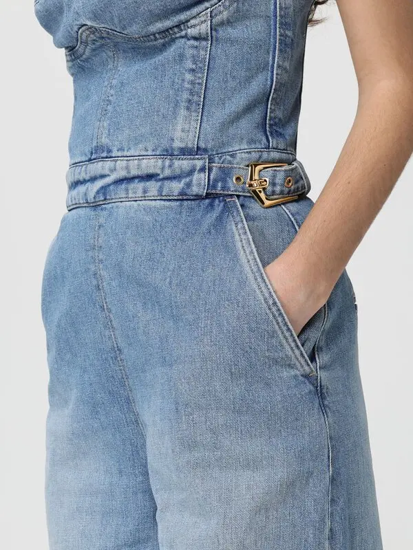 Elisabetta Franchi Denim Jumpsuit