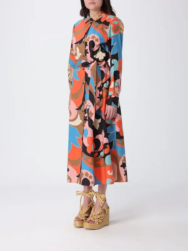 Etro Silk Shirtdress With Paisley Print