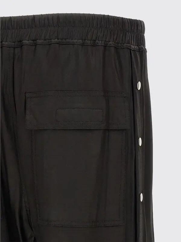 Rick Owens Wide Pusher Wide-leg Drawstring Jogging Trousers