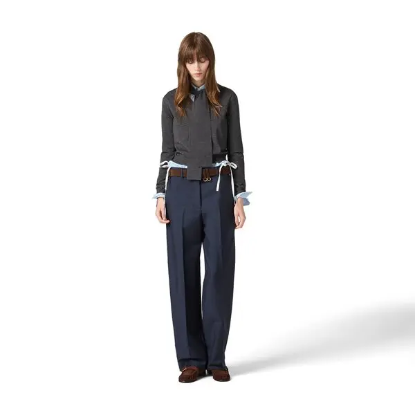 Miu Miu Stretch Wool Trousers