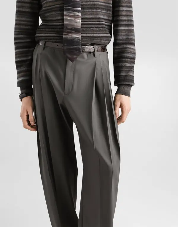 Dolce & Gabbana Tailored Stretch Wool Trousers