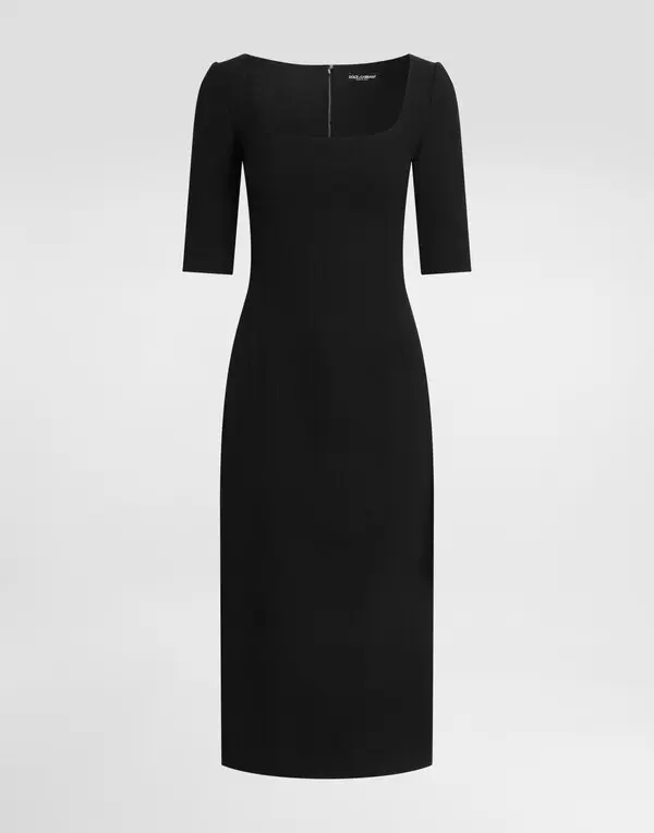 Dolce & Gabbana Double Wool Crêpe Dress Collection