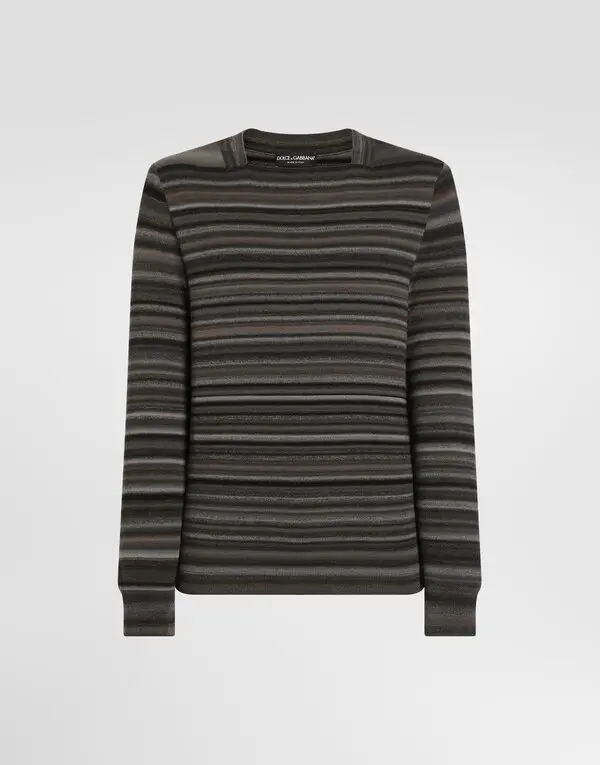 Dolce & Gabbana Striped Wool Pullover