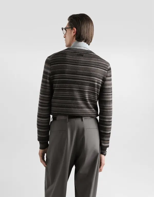 Dolce & Gabbana Striped Wool Pullover